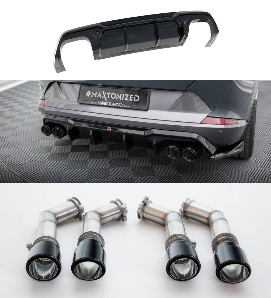 Difusor Trasero V.3 + 4 Colas de Escape Cupra Formentor VZ / Mk1 ...