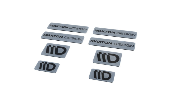 STICKER MAXTON 3D Grey and Black - Maxtuning Shop